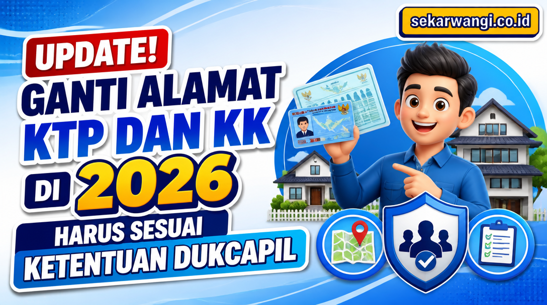 Update! Ganti Alamat KTP dan KK di 2026 Harus Sesuai Ketentuan Dukcapil
